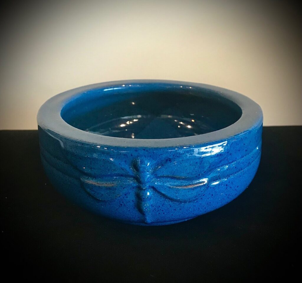 Antique Peters & Reed Pottery Dragonfly Bowl - Shop Oakland County Main ...