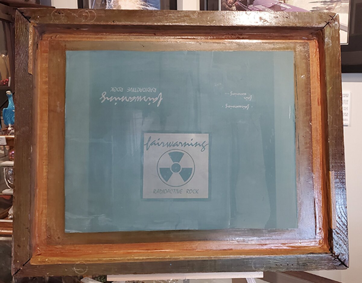 Fair Warning: WLLZ "Radioactive Rock" Van Halen Silkscreen, Detroit ...